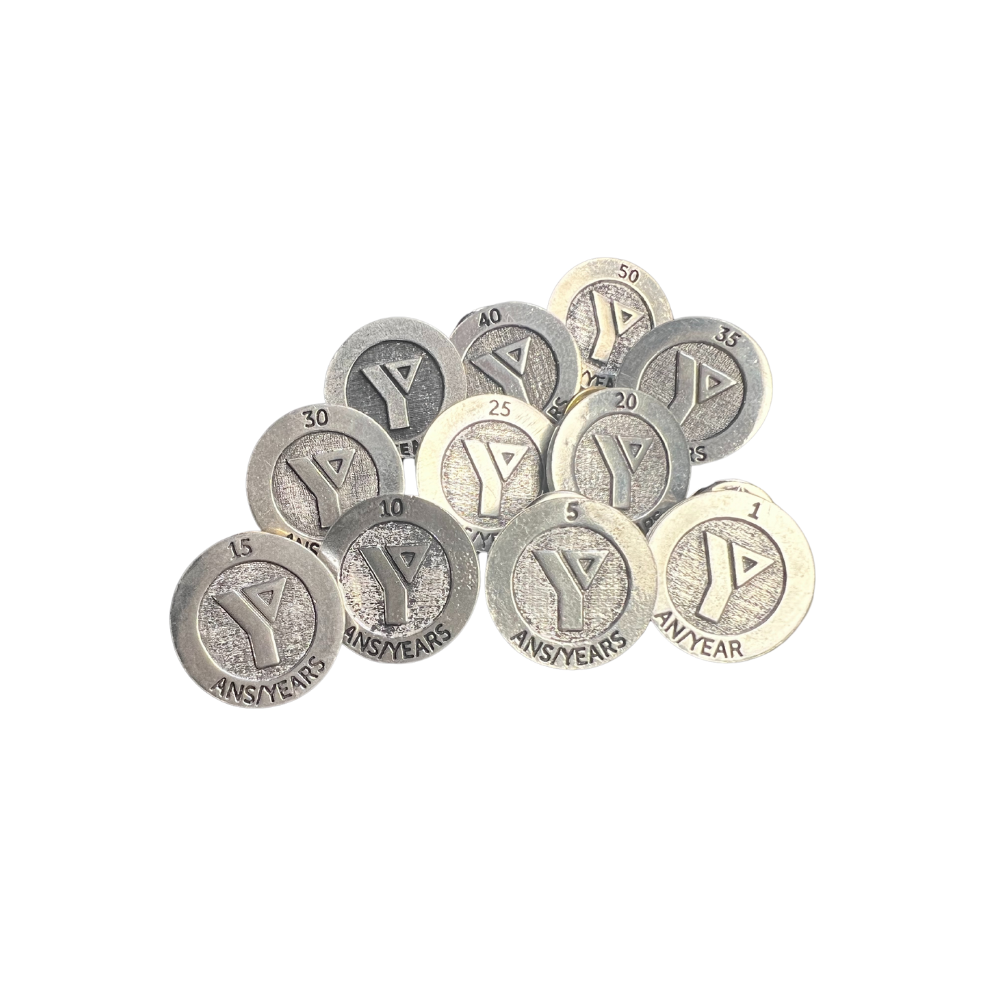 Years of Service Lapel Pins – YMCA Canada Online Store